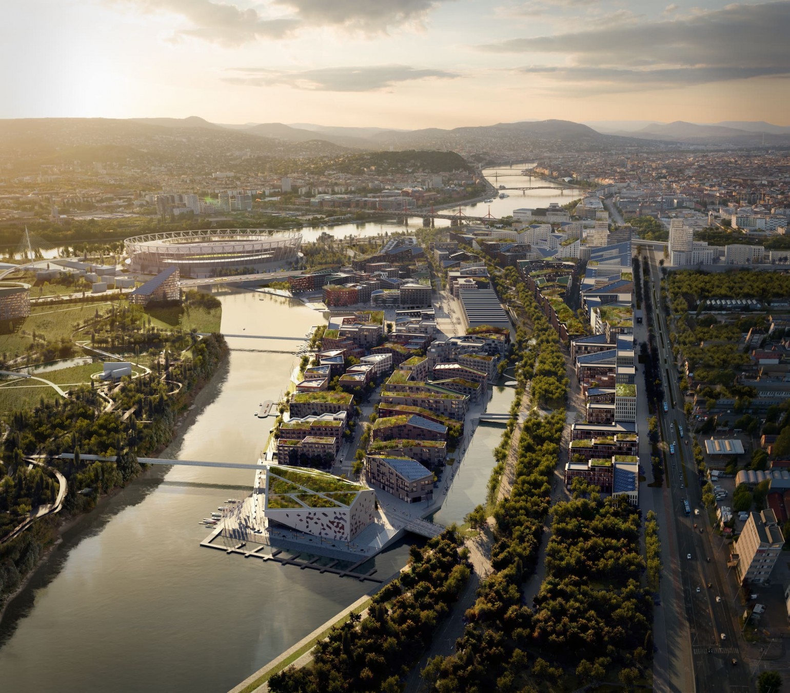 Budapest South Gate | Visualizations for Snøhetta | ZOA Studio