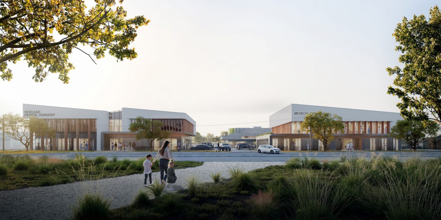Architectural Renderings for Norlane Medical Centre | DS Architects x ZOA